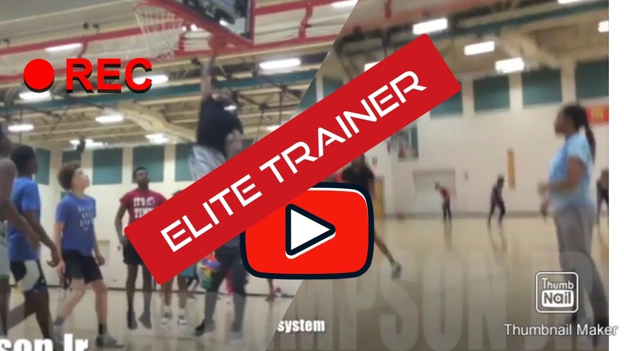 ELITE TRAINER (COACH WATSON) GETTIN 6'7 Damon Simpson Jr. BACK RIGHT ...