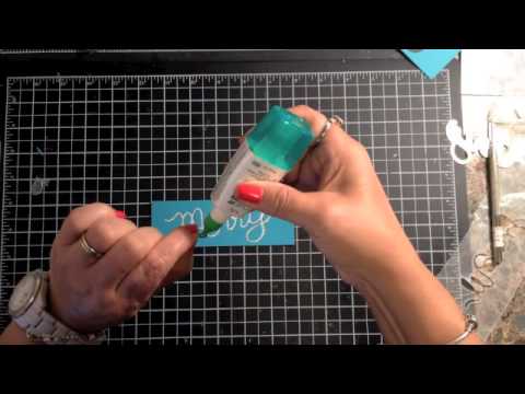 Stampin' Up! Video Tutorial Holiday Card with Expressions Thinlits - YouTube