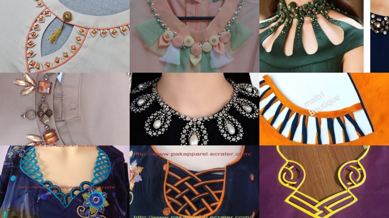 Top 😍trendy beautiful neck design 2024, most beautiful lovely neck ...