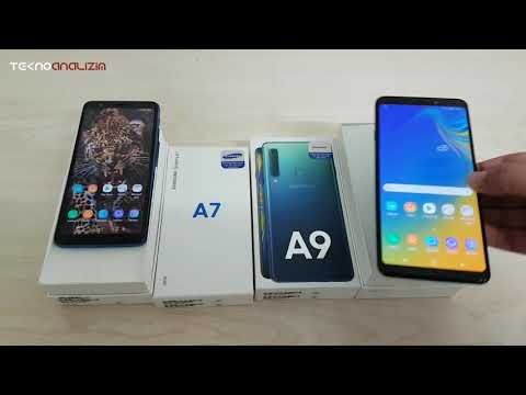 YENİ !  SAMSUNG -A7 2018 - VS - SAMSUNG -A9 2018 ( Dört kameralı A9 VE  Üç kameralı A7 2018 )