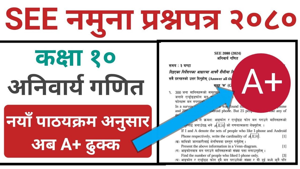 SEE Exam 2080 Model Question । SEE Exam 2080 Update । Class 10 Exam ...