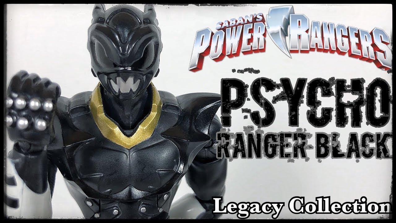 Power Rangers Legacy Collection: Psycho Ranger Black Review PT/BR - YouTube
