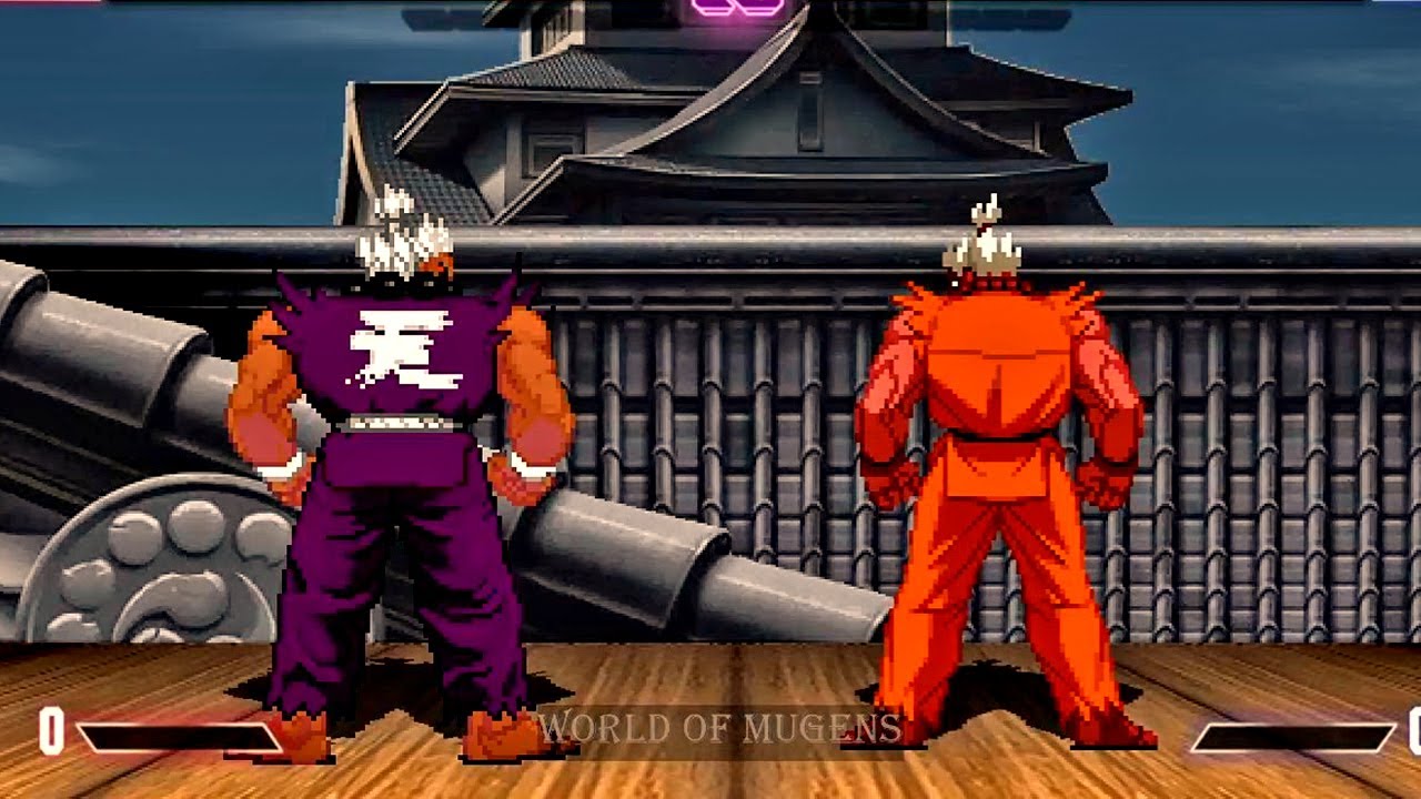 [Street Fighter Mugens] Shin Akuma Vs Akuma (Good Ghost) - YouTube