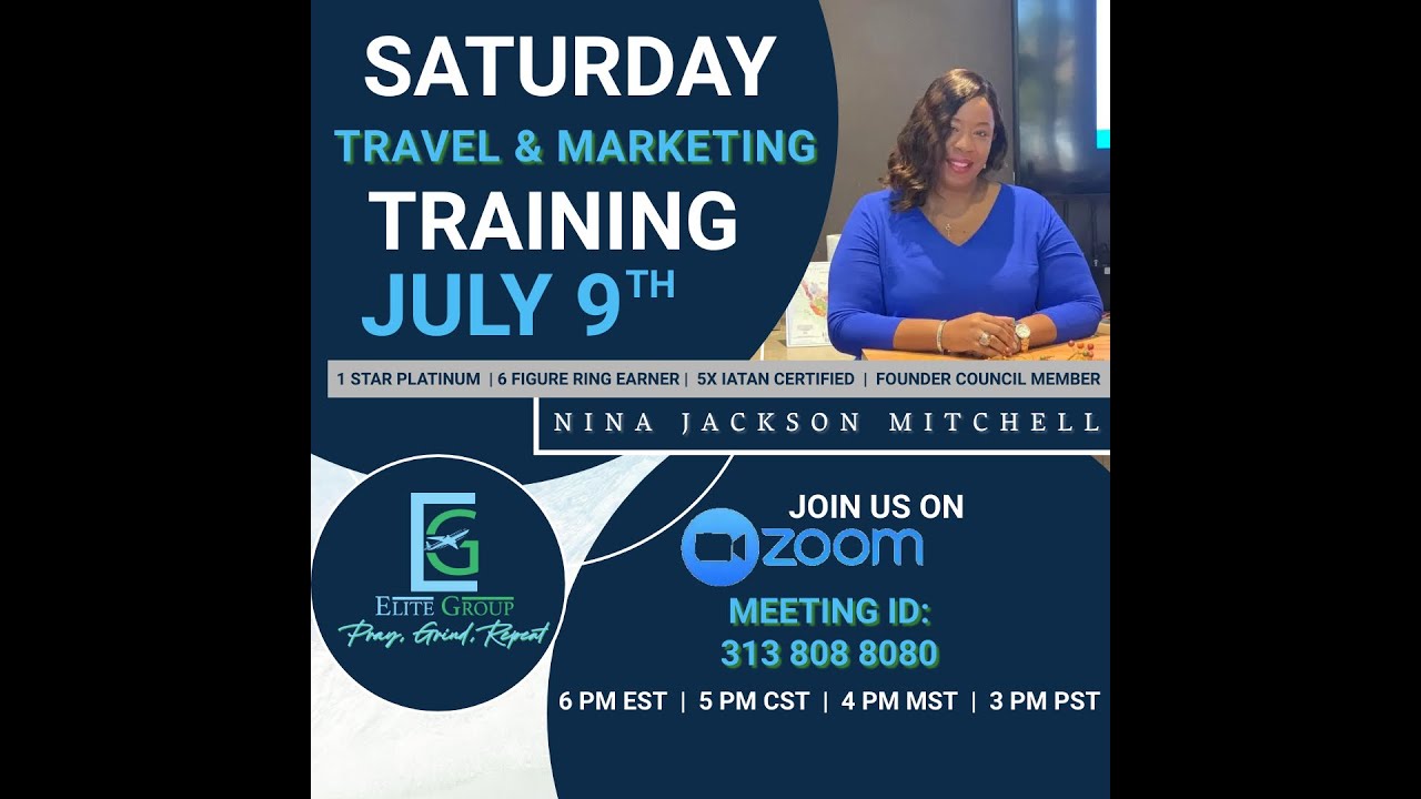Travel & Marketing Training with Success Coach Nina Jackson Mitchell ...