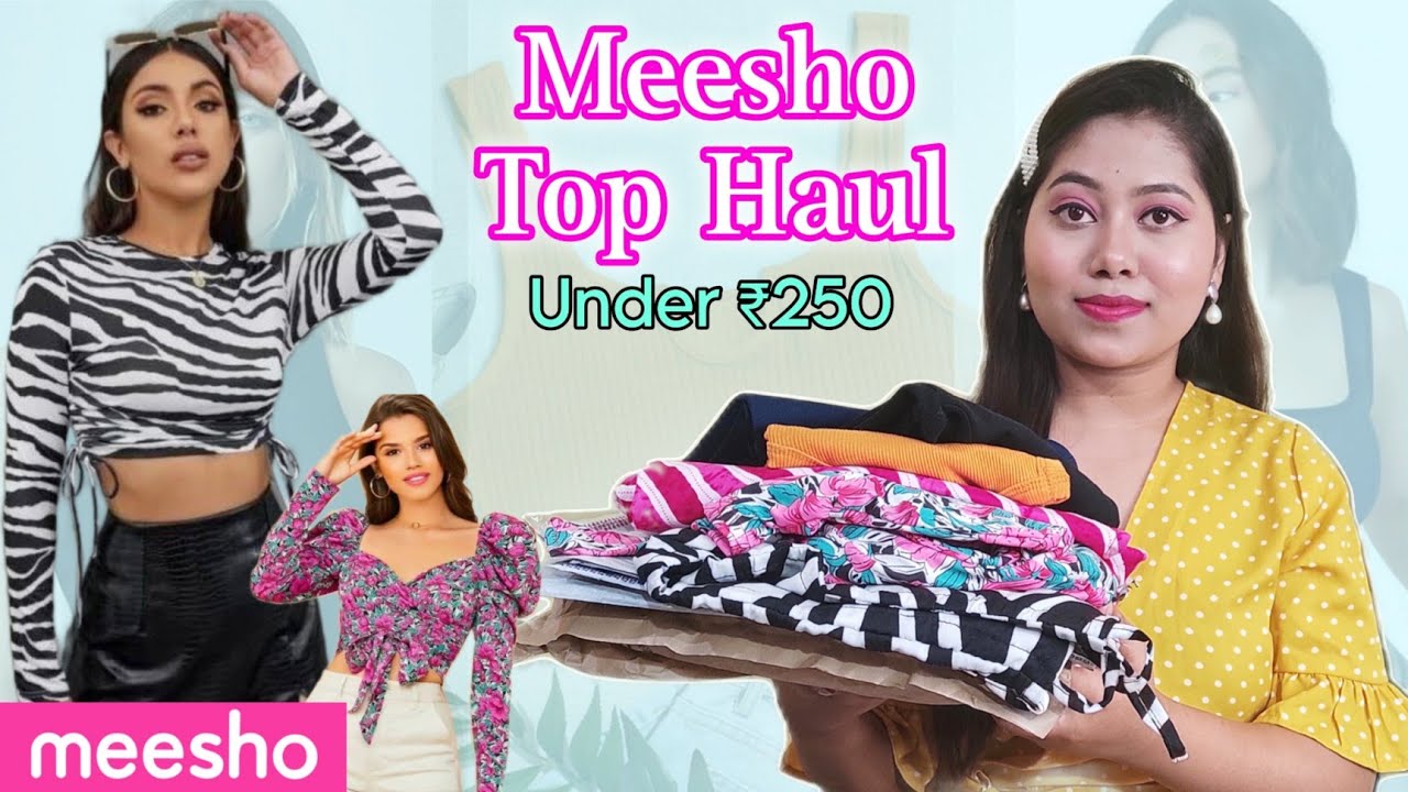 Meesho Trendy Tops Haul Under ₹250 👚 || Latest Meesho Top Collection ...