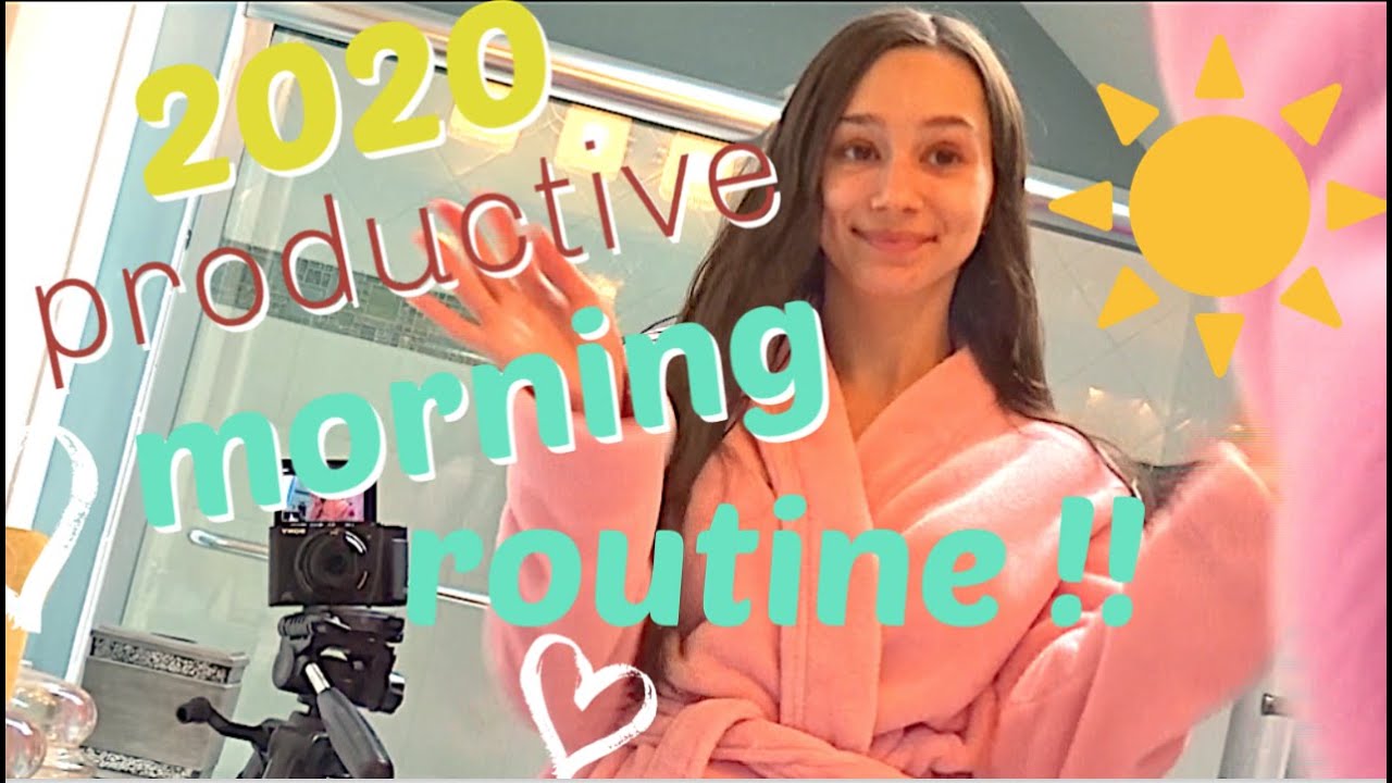 Productive Morning Routine 2020! - YouTube