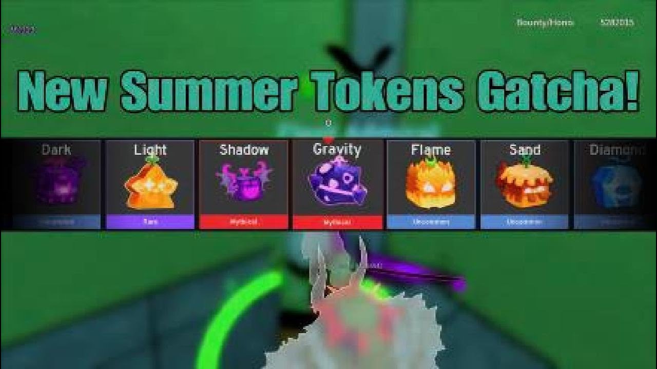 New Summer Tokens Gatcha In Blox Fruits! - YouTube