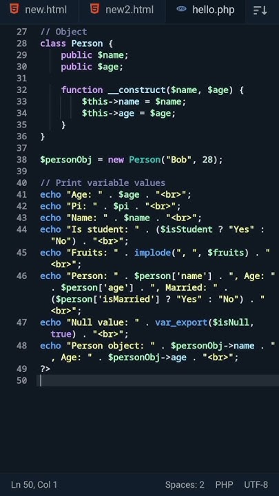 data type in php||programming war|| #foryou - YouTube