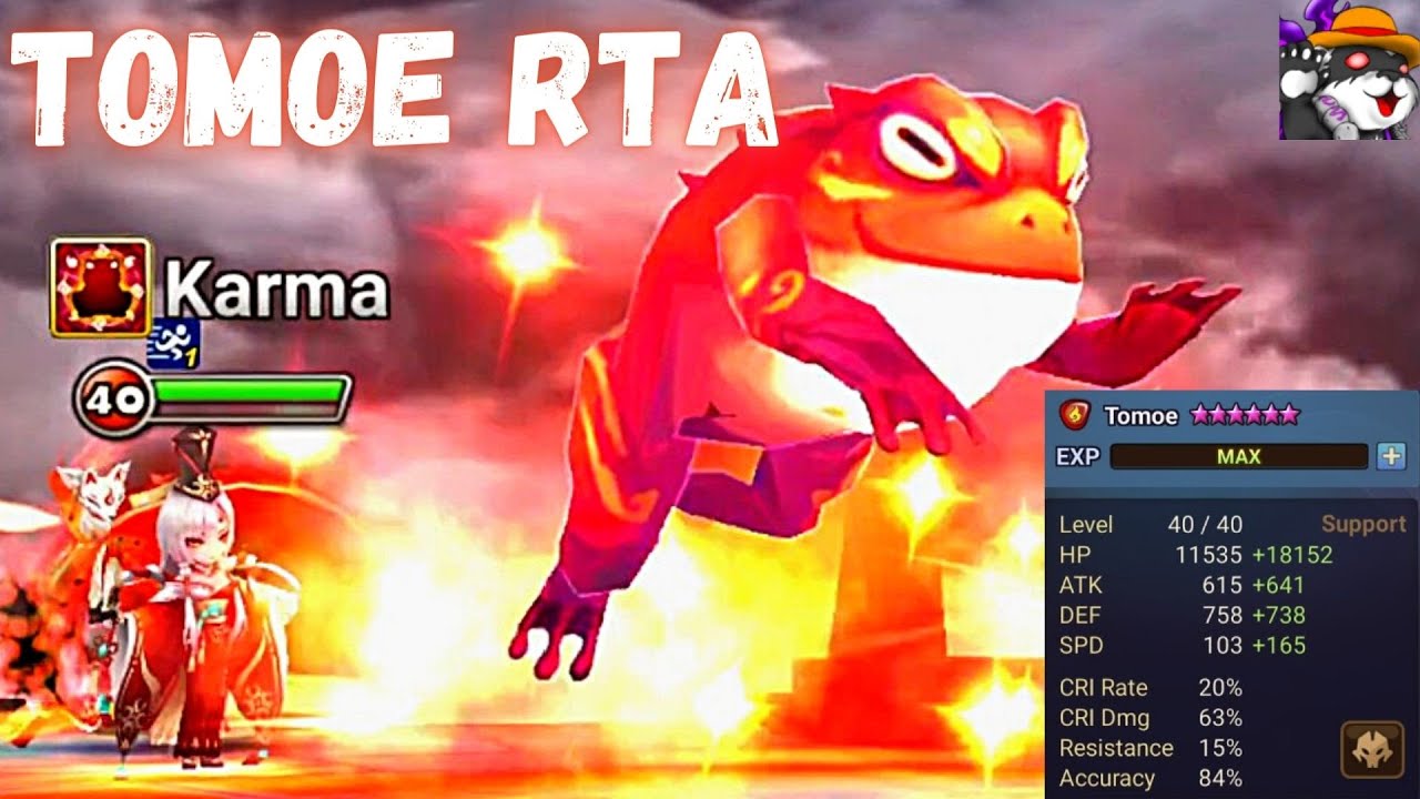 The Power Of Tomoe (Fire Onmyouji) In RTA Summoners War - YouTube