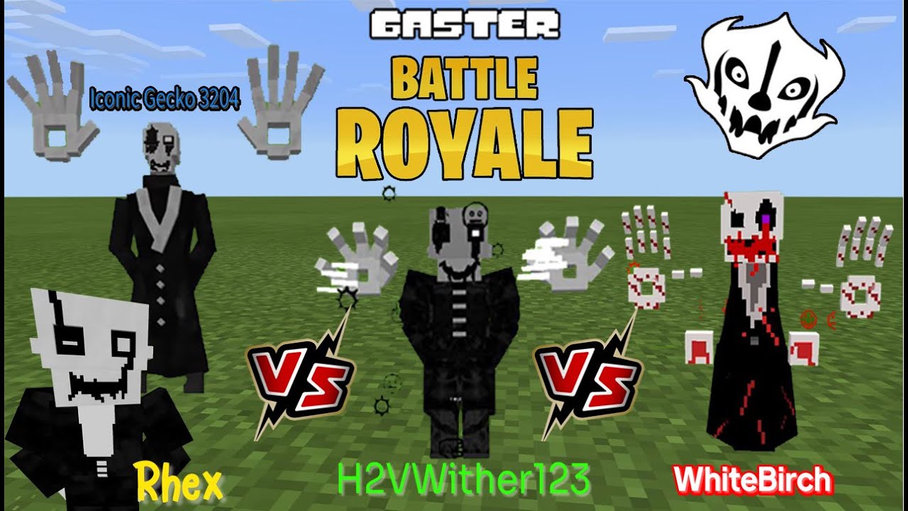 Bloody Gaster (雨白桦) VS Gaster V3 (Iconic Gecko) VS Gaster (H2V) VS ...