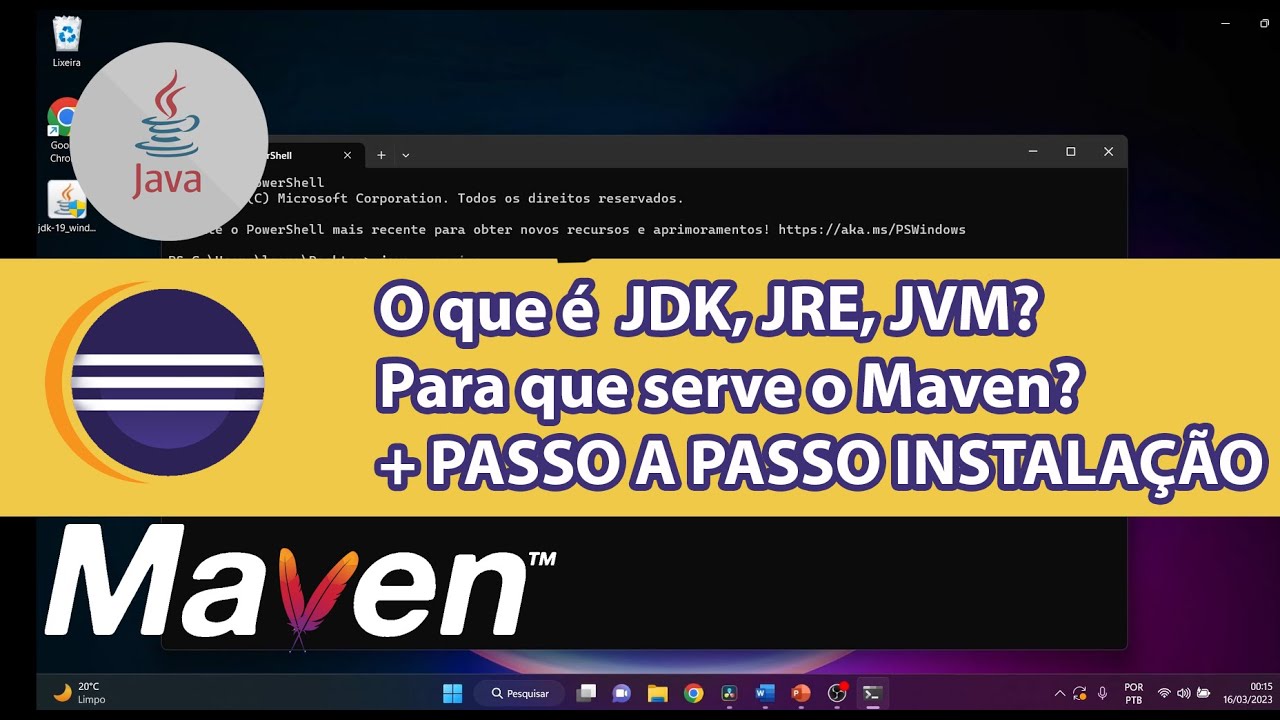 JAVA DO ZERO AO JÚNIOR #000 - DOWNLOAD DE TUDO QUE VOCÊ PRECISA JDK + MAVEN + ECLIPSE #2023 #0AJ ...