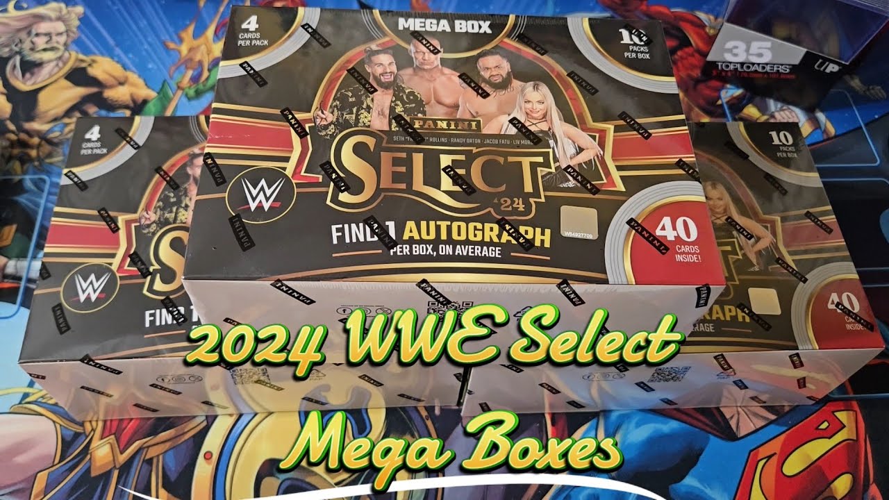2024 WWE Select Mega Boxes!!! Tiger Prizm and Gold Ice Prizm Pulls ...