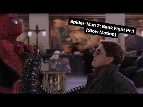 Spider-Man 2: Bank Fight Pt.1 (Slow Motion) - YouTube