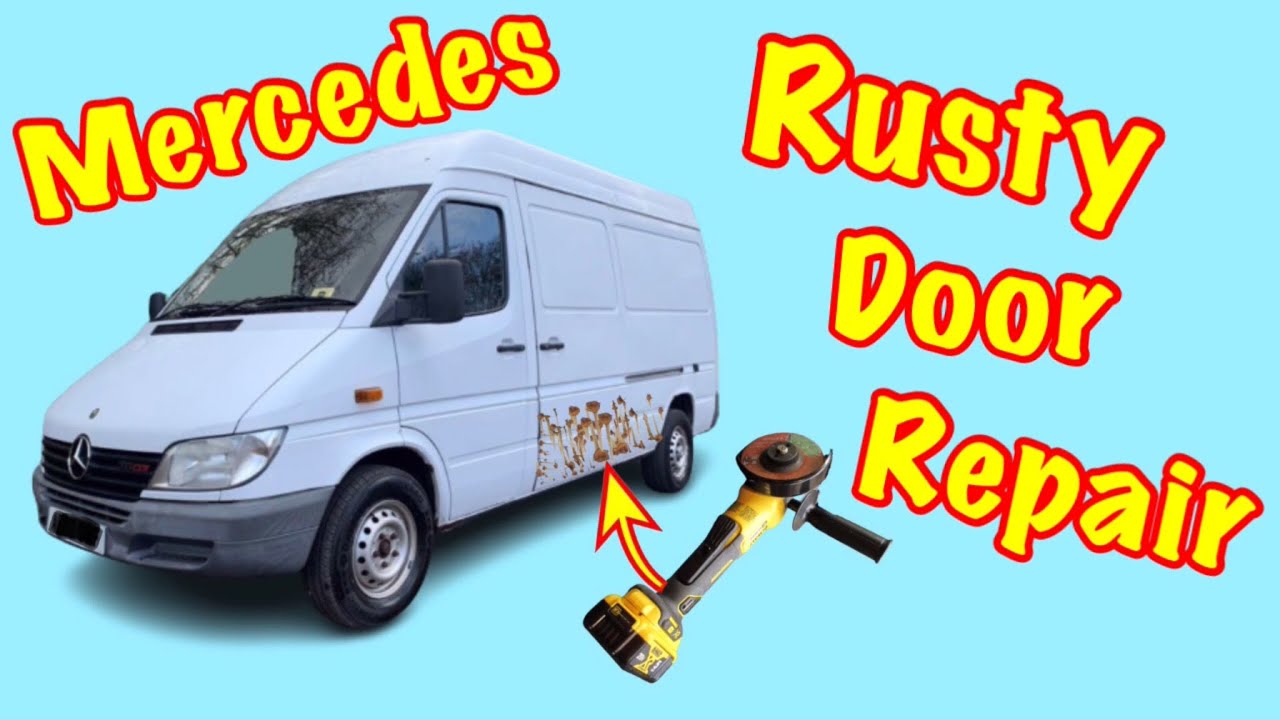 Mercedes Sprinter Side Door Repair ( Cutting out the rust ) Part 1 ...