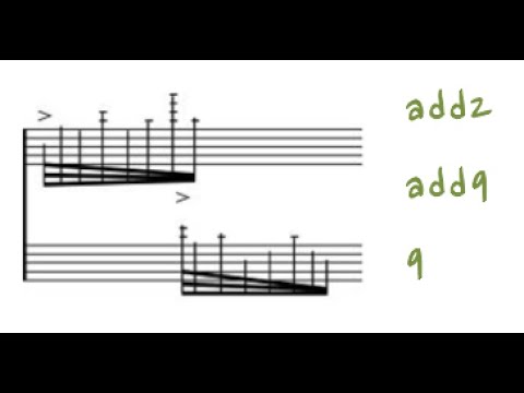 20th century music theory [20세기 음악이론] add2 vs. add9 vs. 9 - YouTube