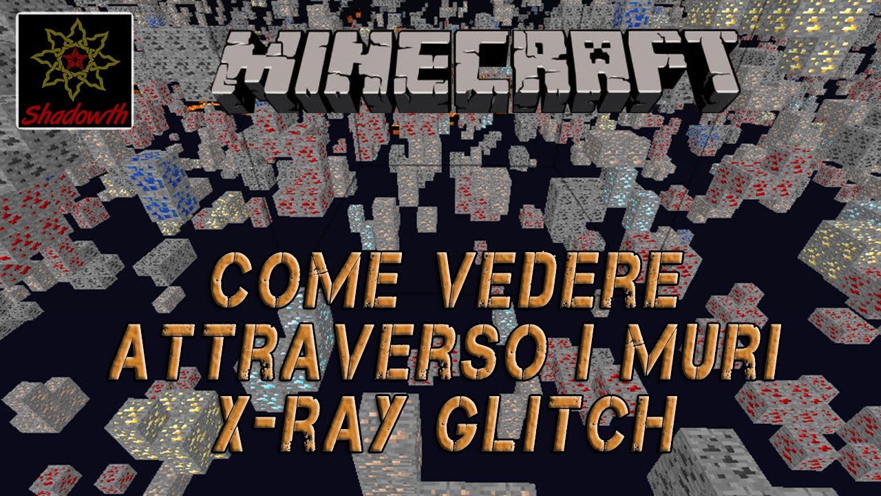 Minecraft - Come vedere attraverso i blocchi | X-RAY Glitch (NO MODS ...