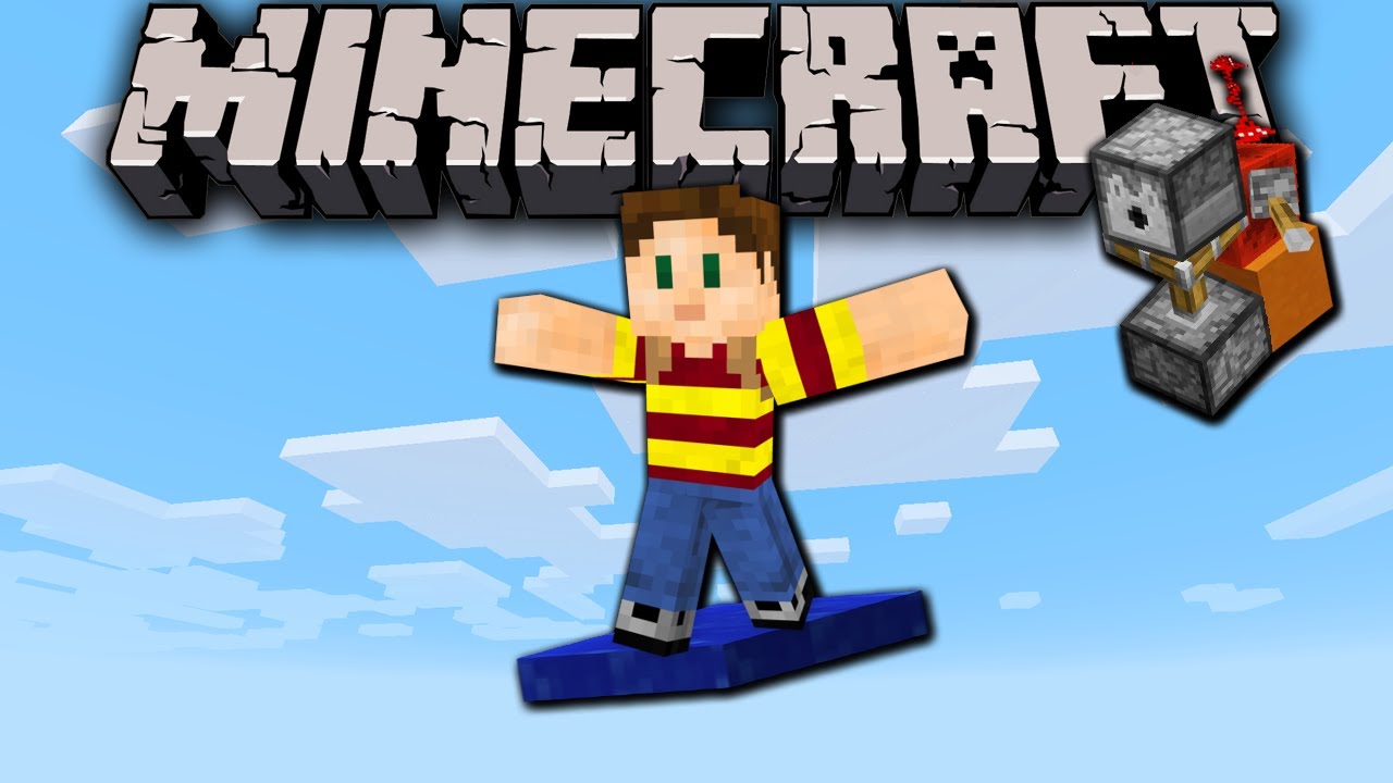 Minecraft: Super Water Glider! (Quick & Compact Player Dropper) - YouTube