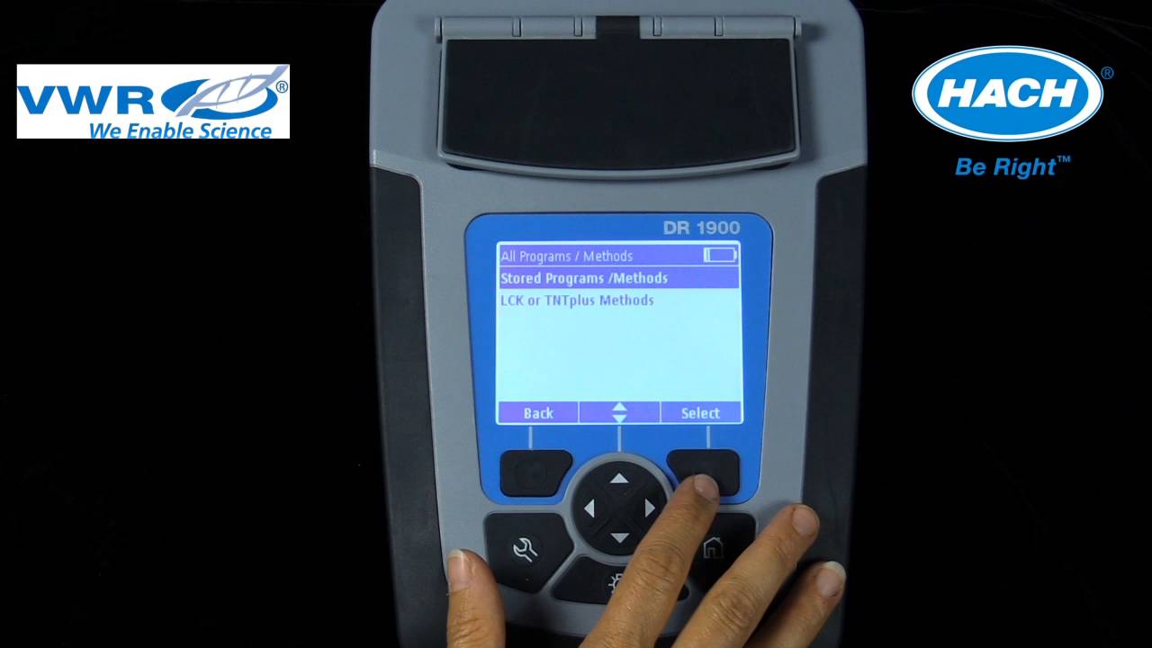 VWR DR1900 Software - YouTube
