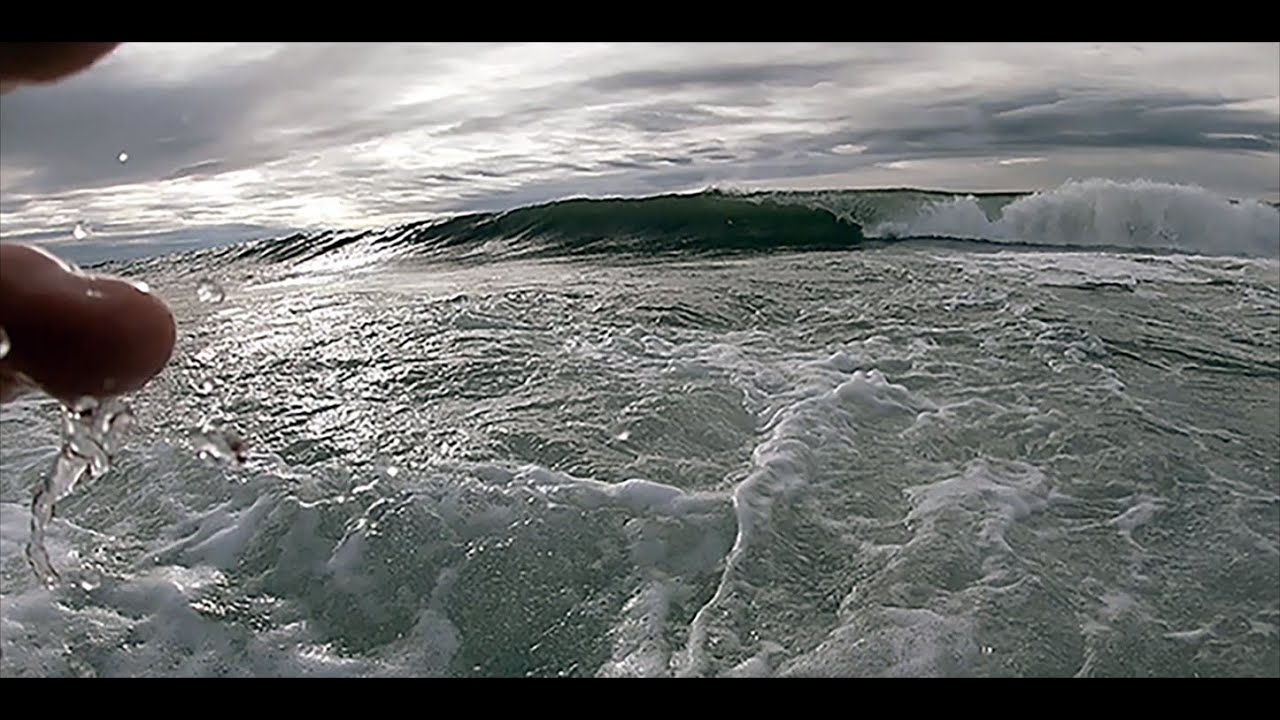 Surfing a Fun Spring SOUTH Swell before Tropical Storm Arthur!! May ...