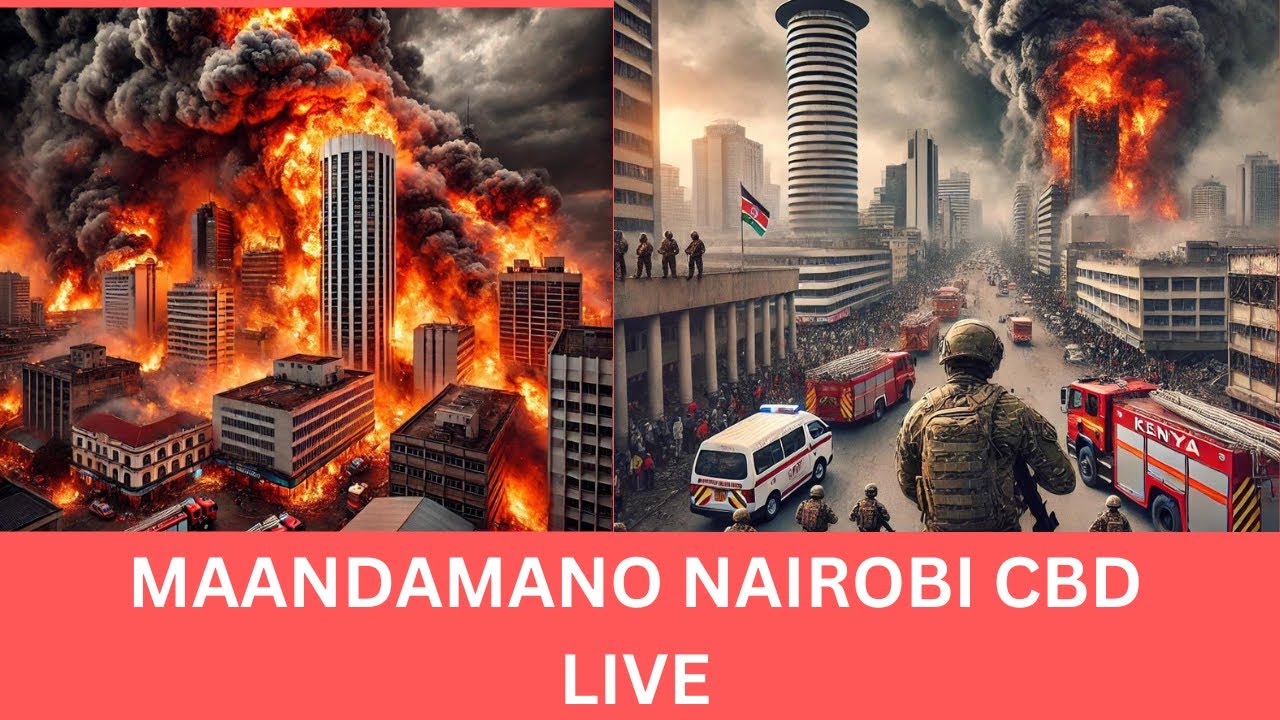 Maandamano Live - NanenaneMarch Nairobi CBD Live Genz Maandamano - YouTube