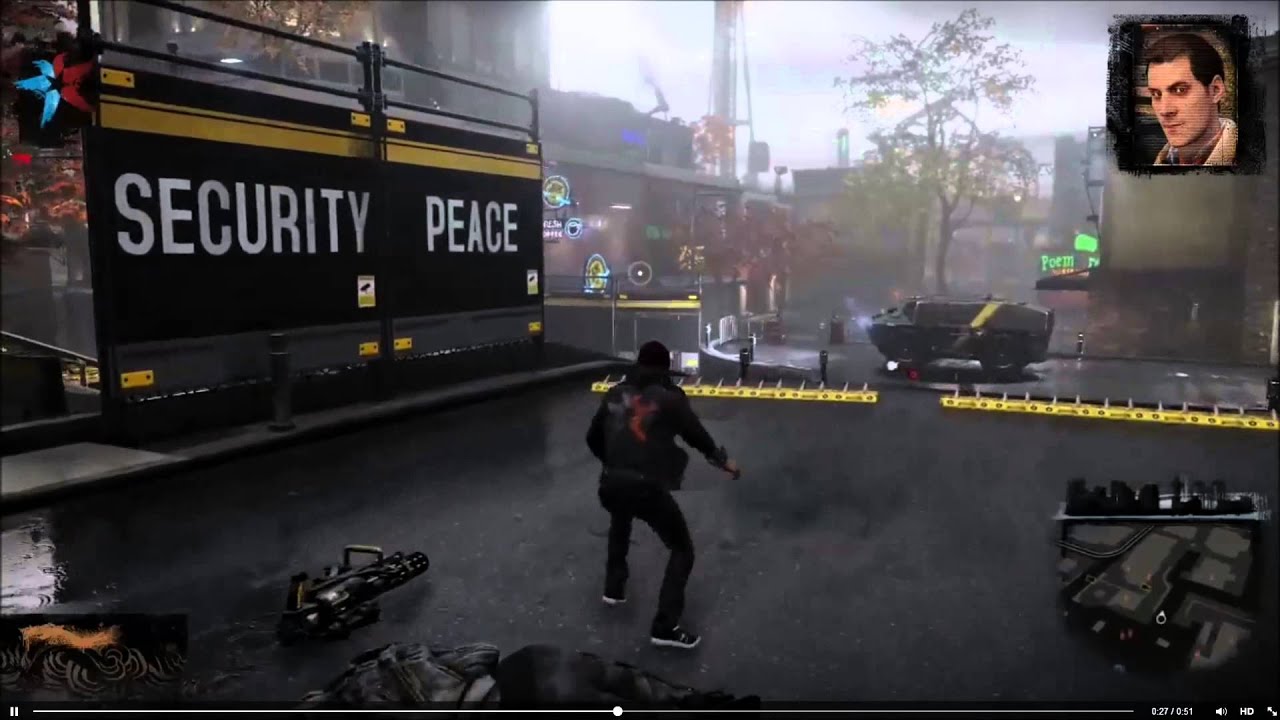 Infamous Second Son Drain the Big DUP Agent - YouTube
