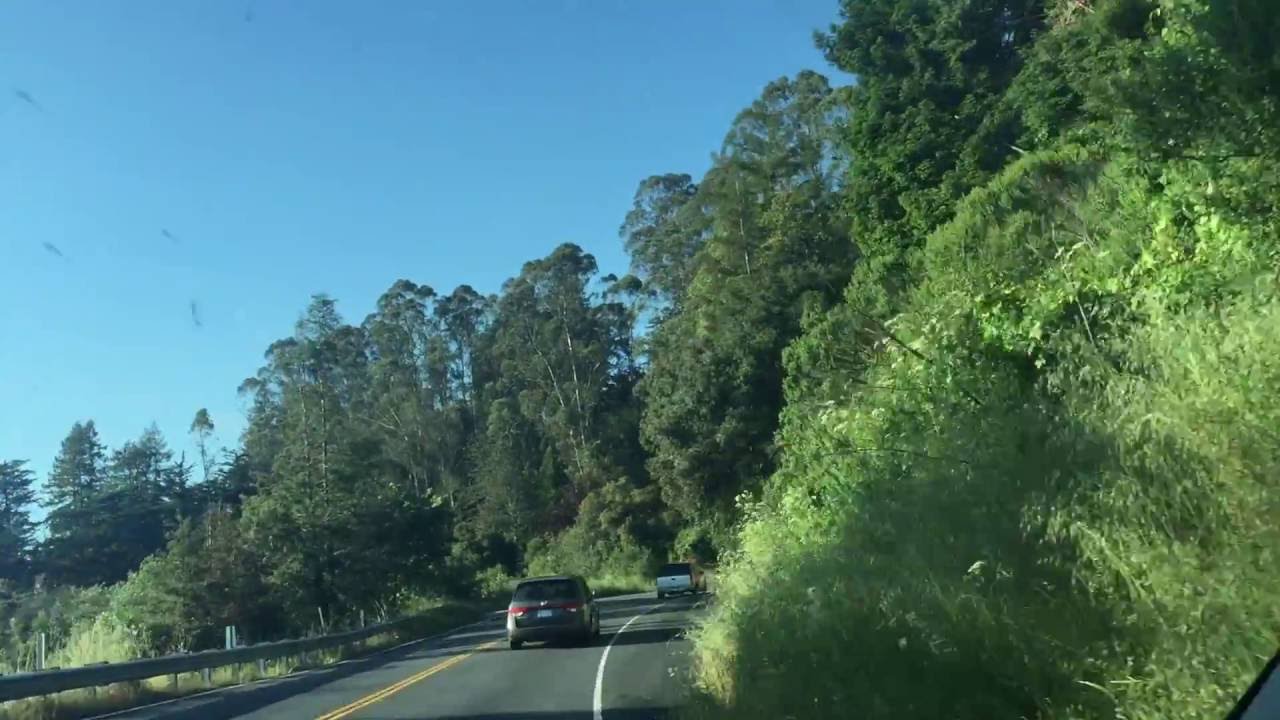 Santa Cruz Scenic Drive Through Street Road | Santa Cruz California ...