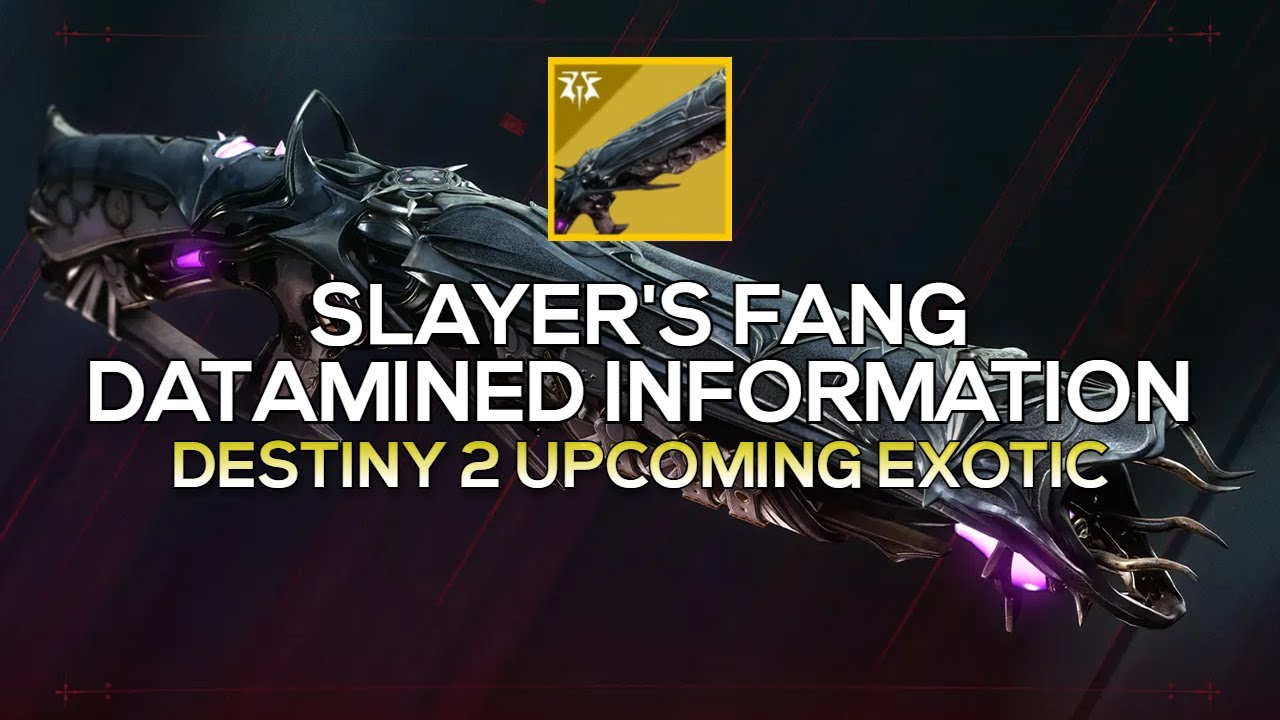 Slayer's Fang Datamined Exotic Shotgun & Exotic Mission "Kell's Fall ...