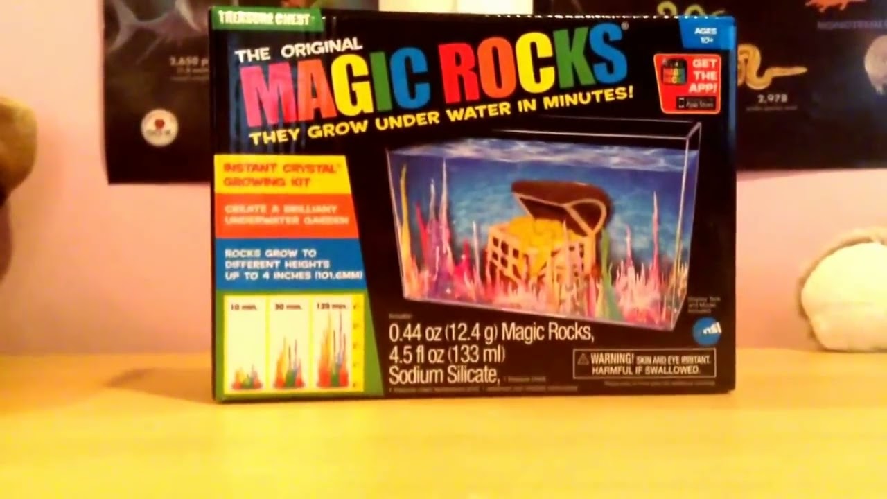 Magic rocks growing kit - YouTube