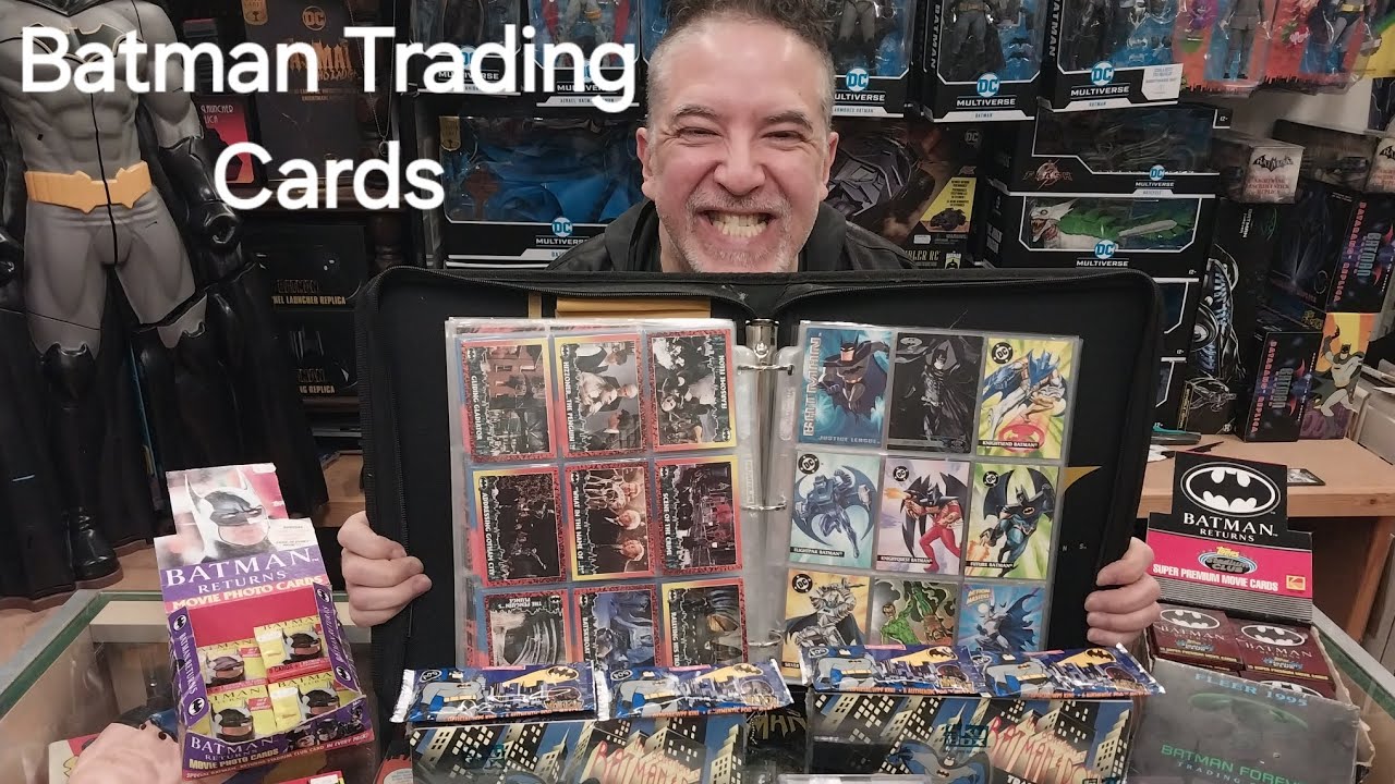 Collecting Batman Trading Cards - YouTube