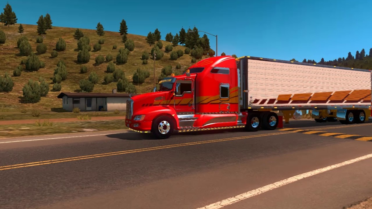 ATS kenworth T660 Rojo y thermos By Cerritos - YouTube