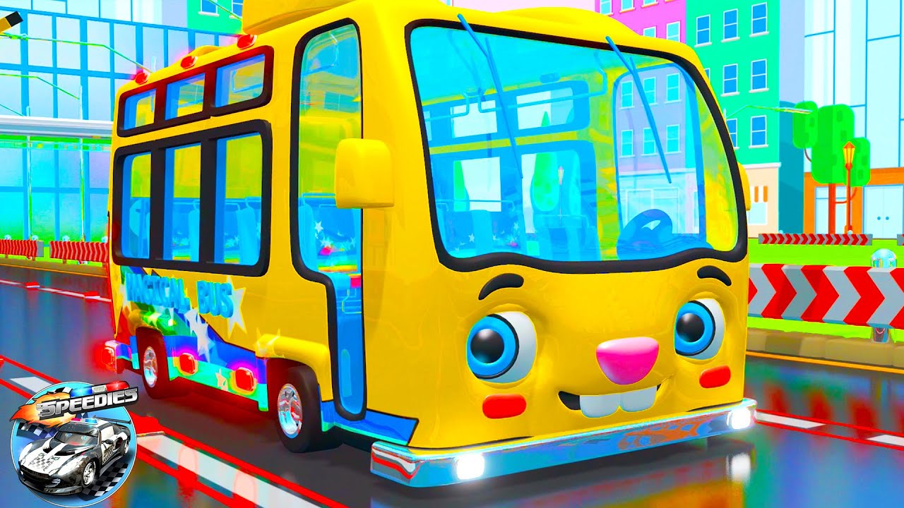 The Wheels On The Bus + More Cartoon Videos & Nursery Rhymes for kids ...
