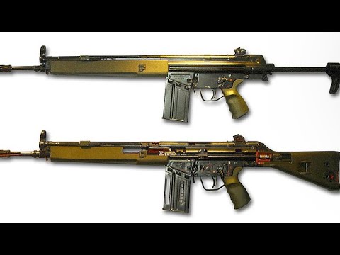 Alman kazığı G3 piyade tüfeği