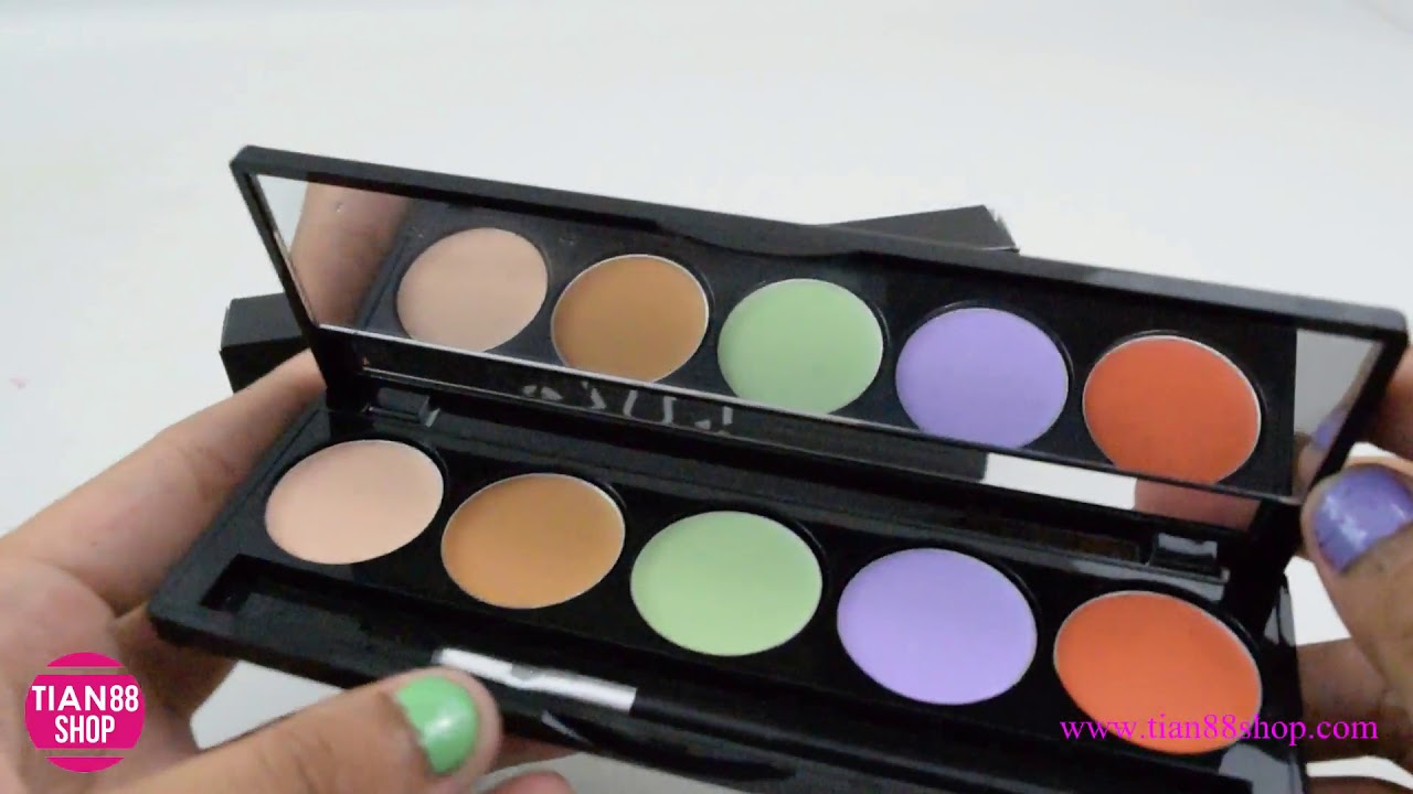 make over camoflage cream face concealer - YouTube
