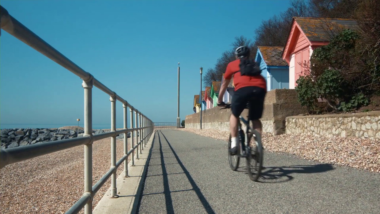 Cycle Folkestone to Hythe - YouTube