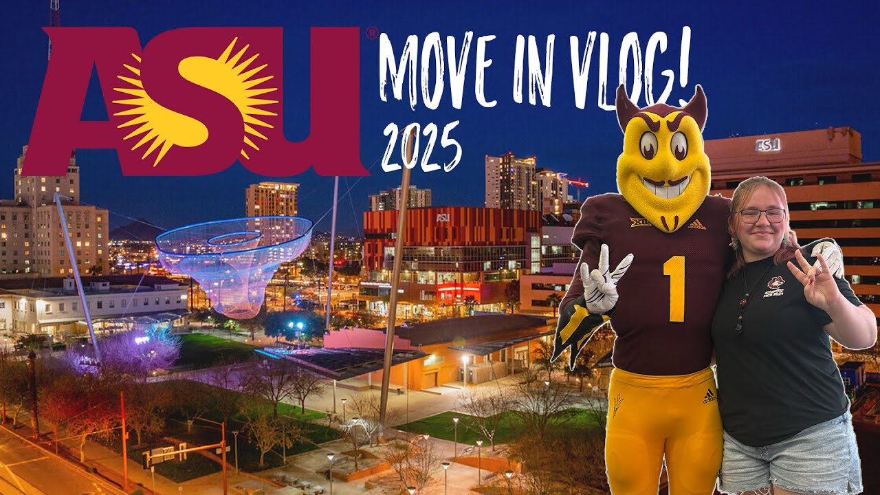 ASU Move-In Vlog 2025 | ASU Downtown | Dorm Tour - YouTube