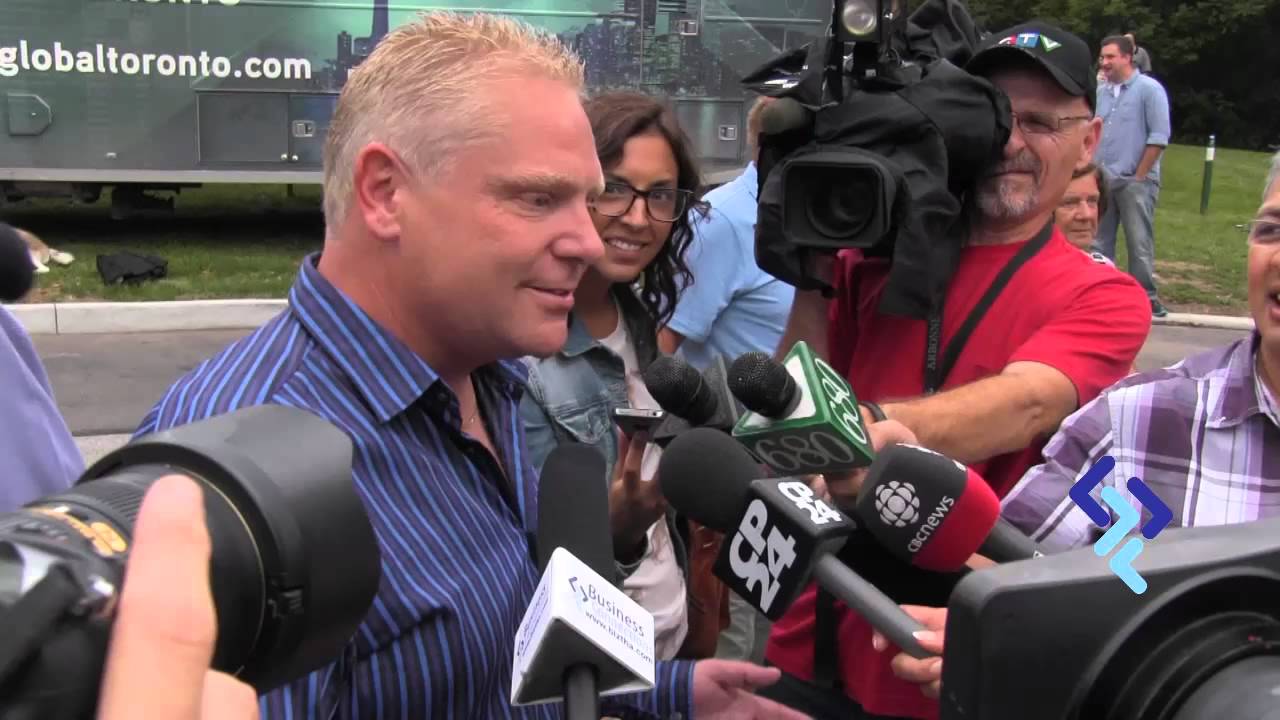 Toronto Mayor Rob Ford and his family hosted their annual barbeque ...