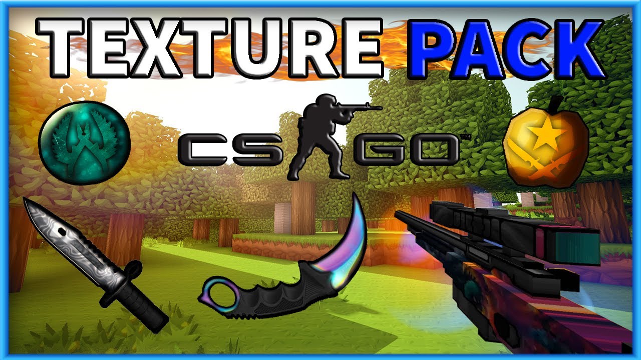 PACK DE TEXTURAS CS★GO ANIMADO PVP SIN LAG | Minecraft 1.7.10 / 1.8 / 1 ...