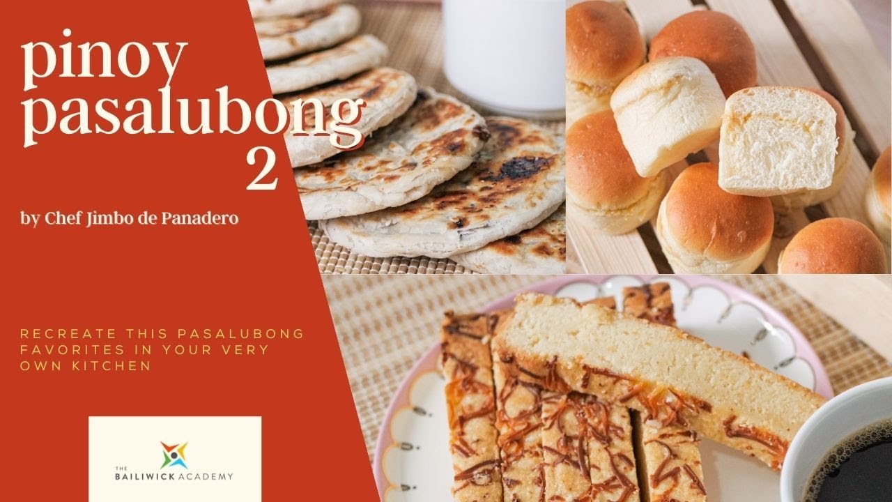 PINOY PASALUBONG 2 Online Class by Chef Jimbo de Panadero - YouTube
