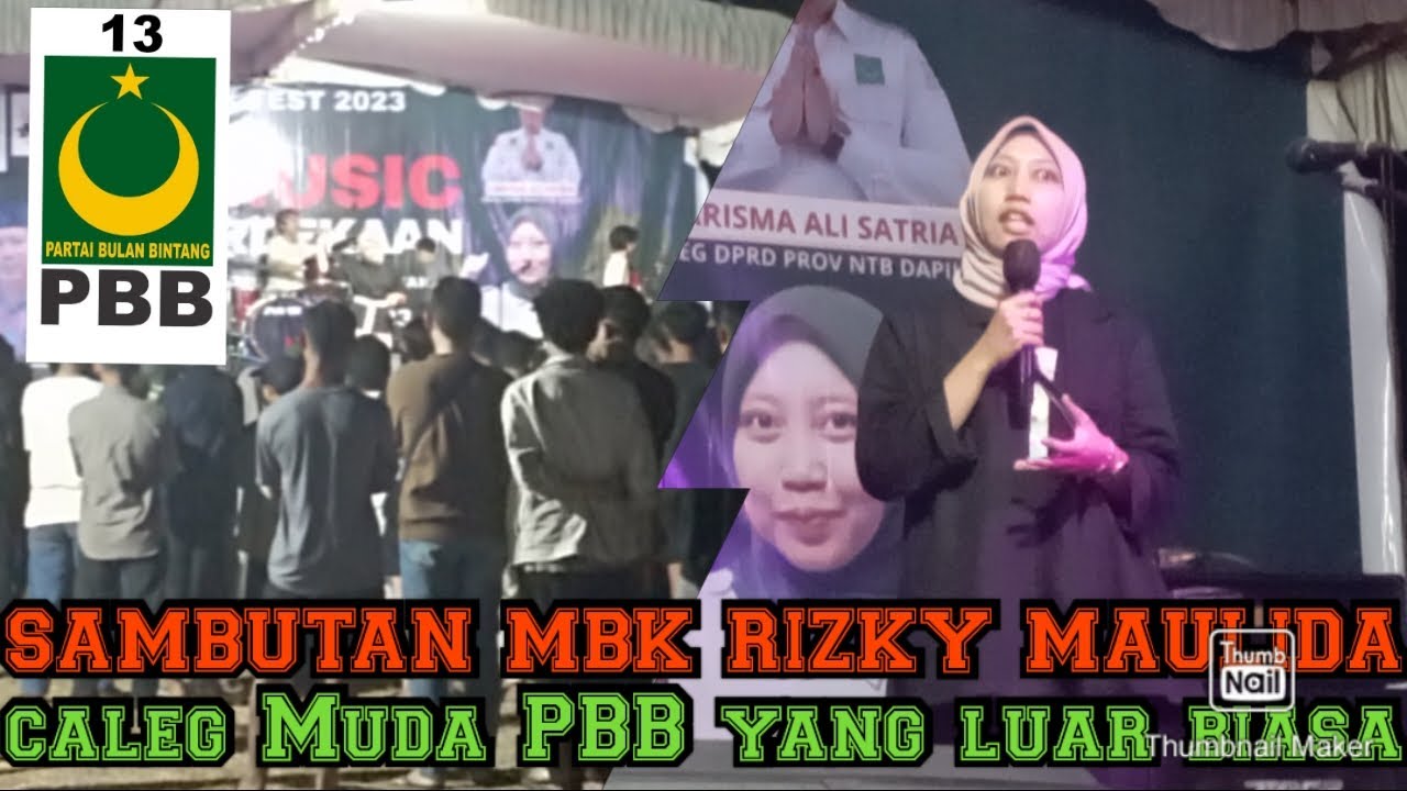 RIZKY MAULIDA,SH ....CALEG MUDA PBB YANG LUAR BIASA - YouTube
