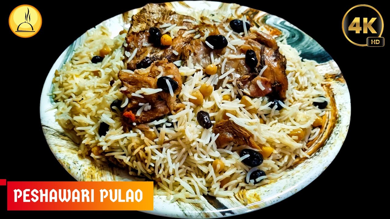 Peshawar Famous Pulao Recipe | Mewa Chana Pulao Recipe | Rahman Gul ...