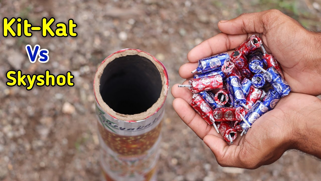 Skyshot Vs Kit Kat Chatar Patar Experiment | Diwali Fireworks ...