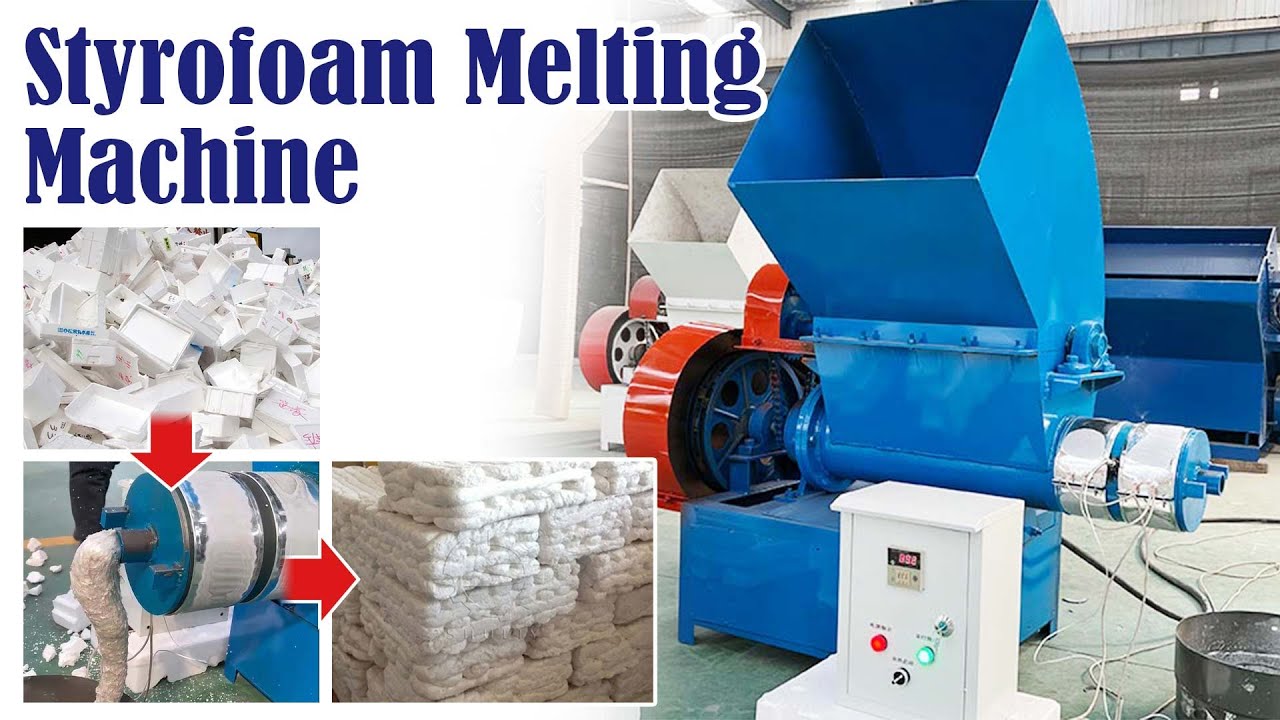 How a Styrofoam Melting Machine Turns Waste into Reusable Material ...