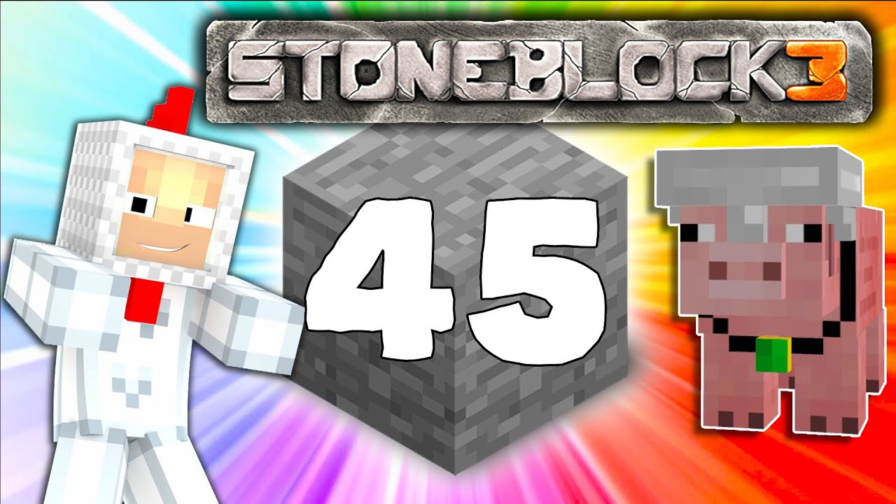 STONEBLOCK 3 - #45 - PIG Iron a Processing Singularity - Nakashi - YouTube