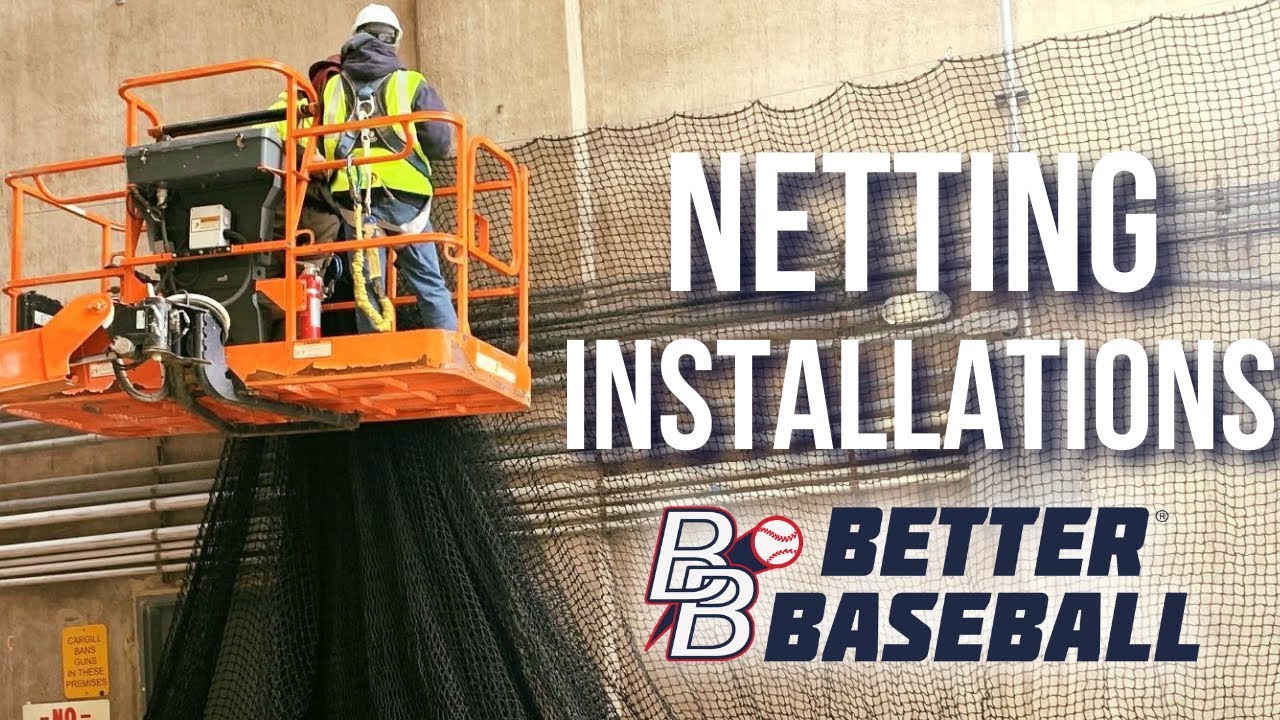 Better Baseball Netting Installations - YouTube