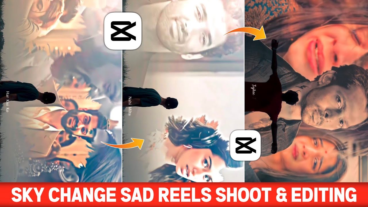 SKY CHANGE SAD REELS SHOOT & EDITING | SAD REELS ( A To Z ) EDITING ...