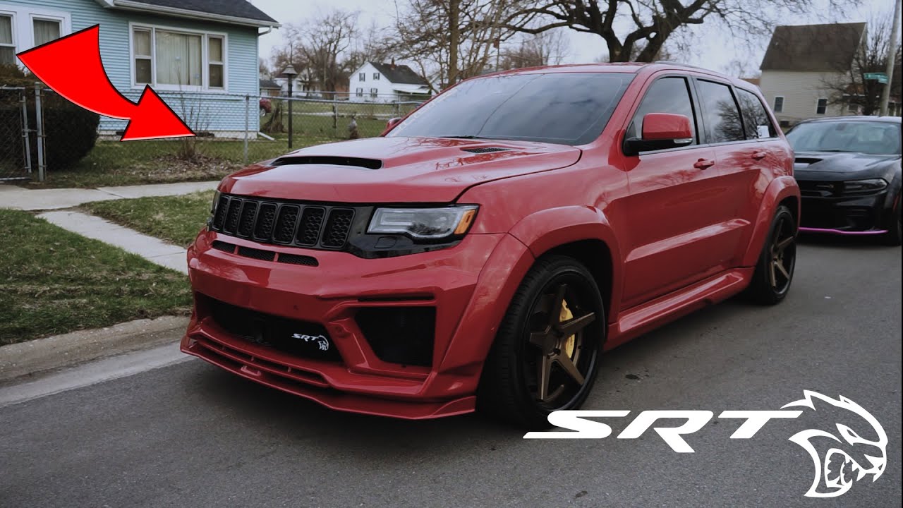 Hellcats and Trackhawks Cutting up *Chicago Mopar* - YouTube