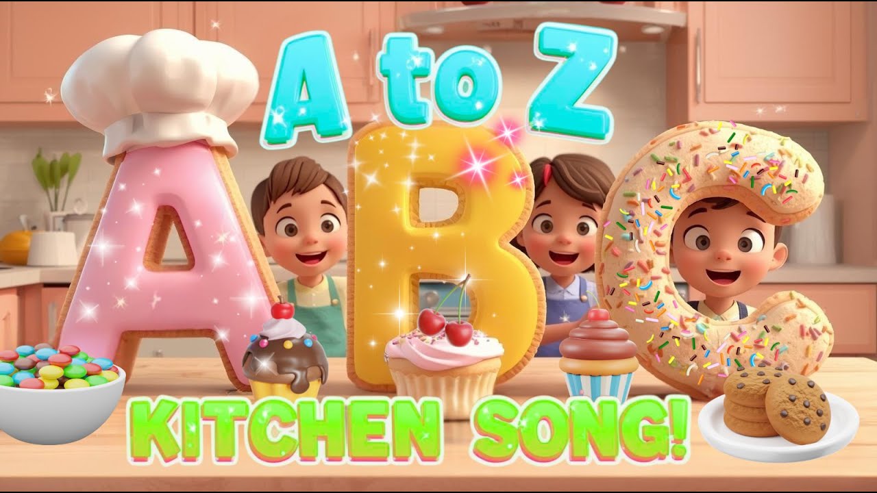 ABC Baking Song for Preschoolers🎂Fun Cooking A–Z Alphabet Song🧁A to Z ...