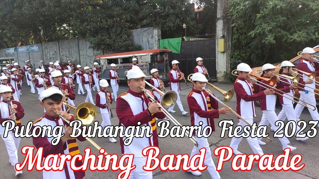 Pulong Buhangin Barrio Fiesta | Marching Band Parade 1 - YouTube