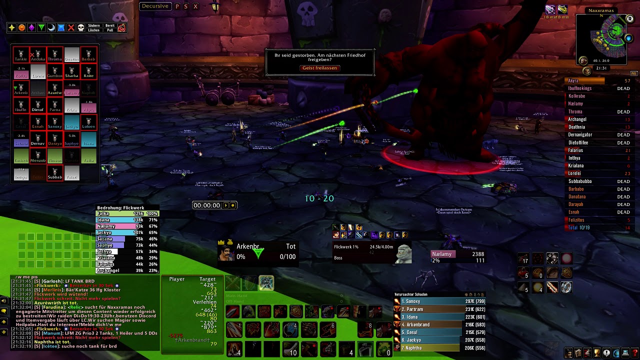 World of Warcraft Classic Everlook, Patchwerk - YouTube