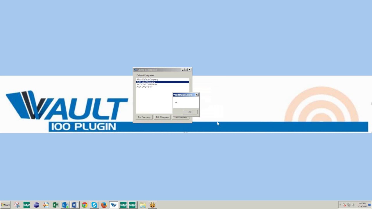 Sage 100 Vault Credit Card Demo - YouTube